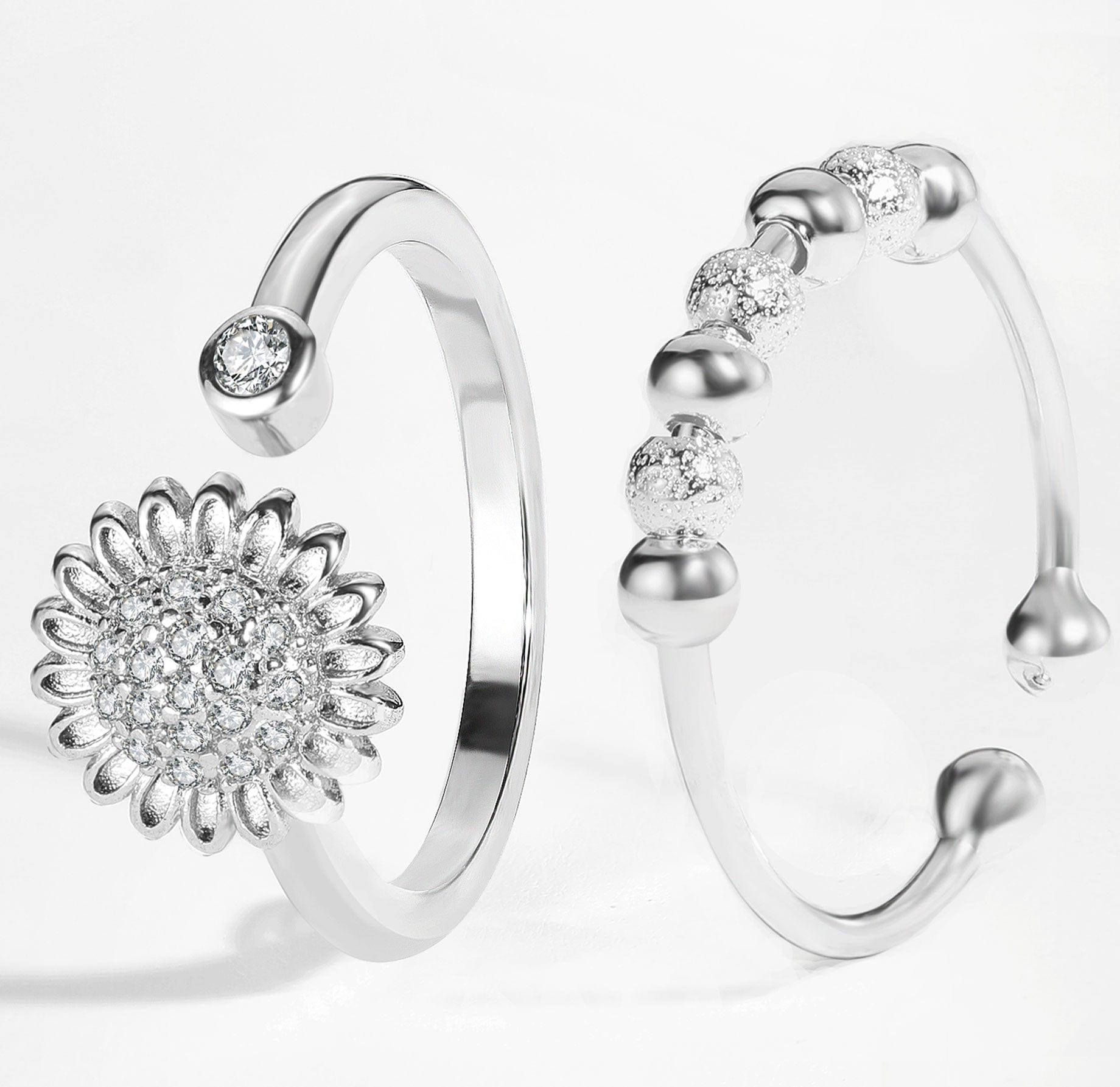 925 Sterling Silver Beloved Set – Worry Rings